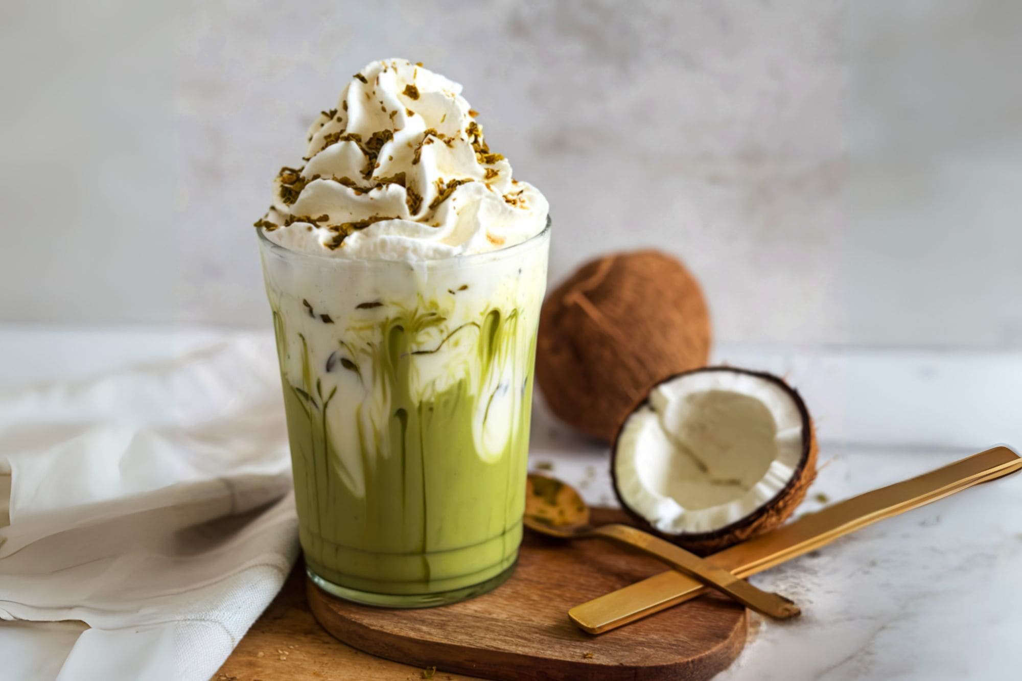 Matcha coco : la recette du latte onctueux - Panda Tea