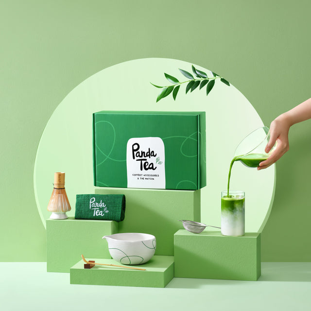 Kit préparation Matcha - 7 ustensiles - Panda Tea