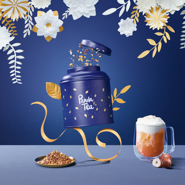 Boite à thé en métal & tisane de Noël en vrac - Panda Tea
