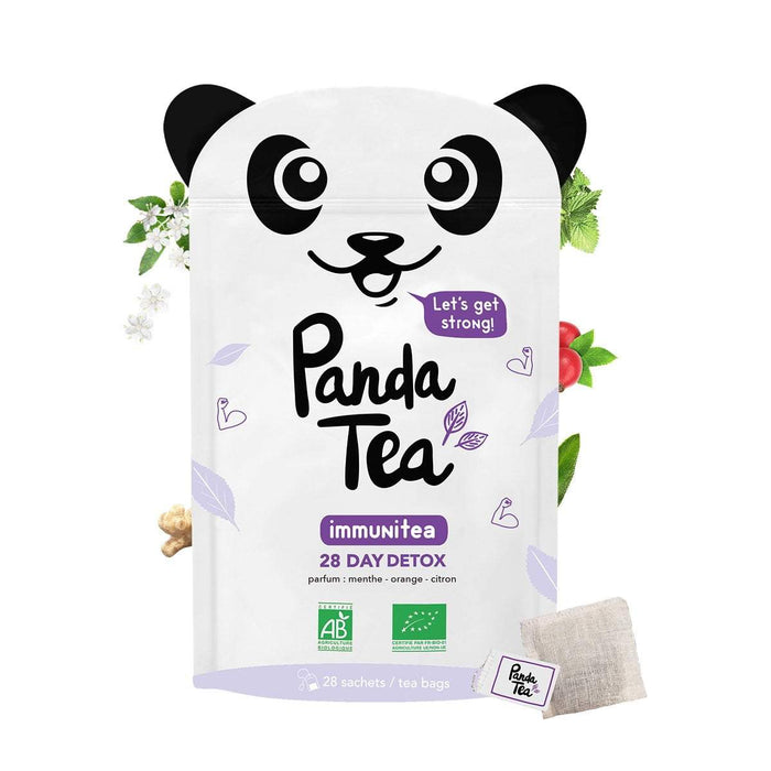Thé vert bio en sachets - Minceur & bien-être - Panda Tea