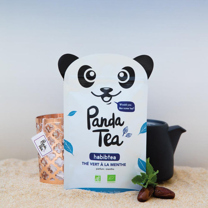 Thé vert bio en sachets - Minceur & bien-être - Panda Tea